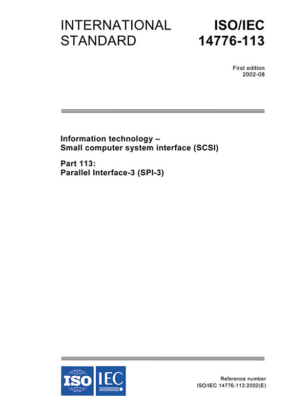 ISO/IEC 14776-113:2002 - IEC Standards - VDE Publishing House ISO/IEC 14776-113:2002 - IEC Standards - VDE Publishing House